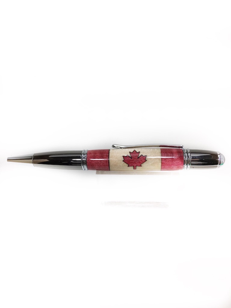 Canadian Flag - Roby Write, Handmade, Handcrafted Pens Texas